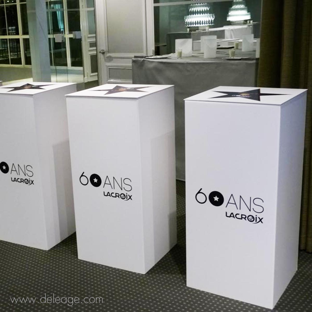 Socle de présentation T3 PRINT Podium colonne - Store Deléage