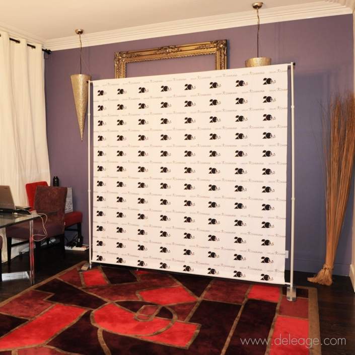 Photocall personnalisé - Impression photocall - Store Deléage