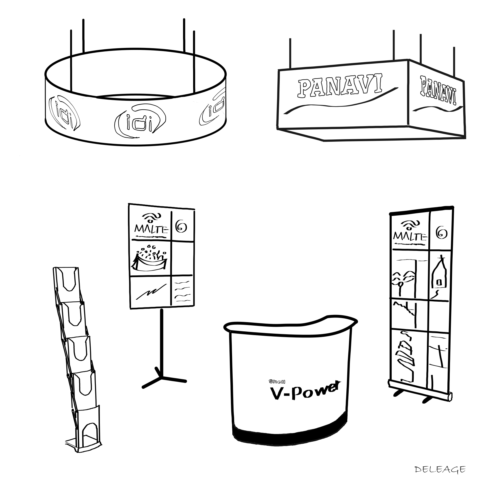 Stand d'exposition et de salon - Stands réutilisables