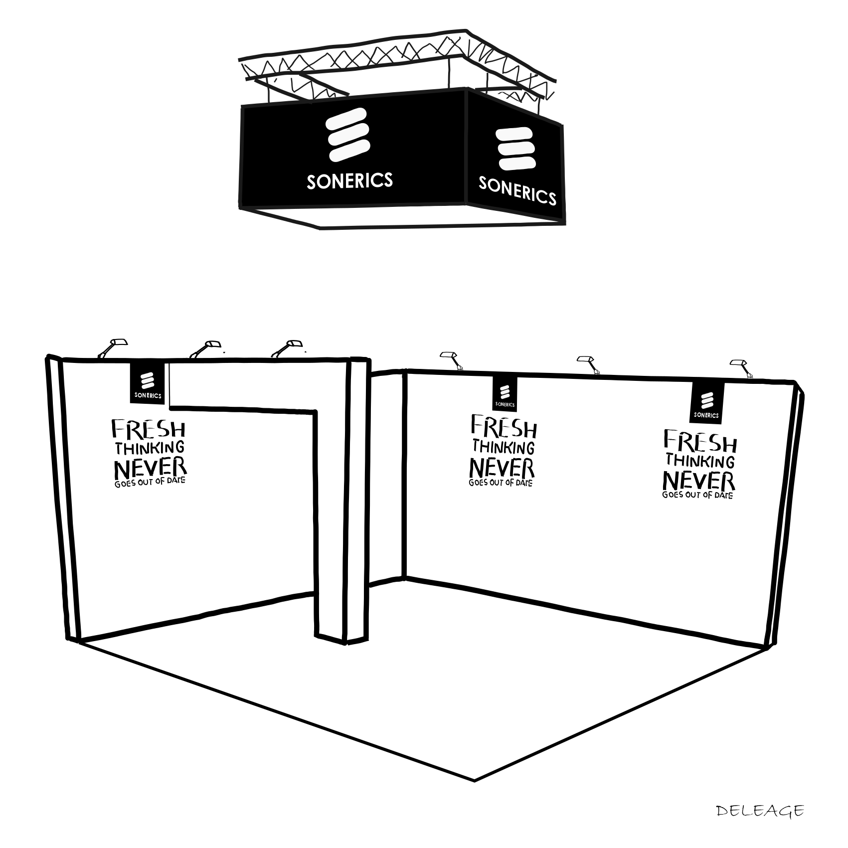 Stand d'exposition et de salon - Stands réutilisables