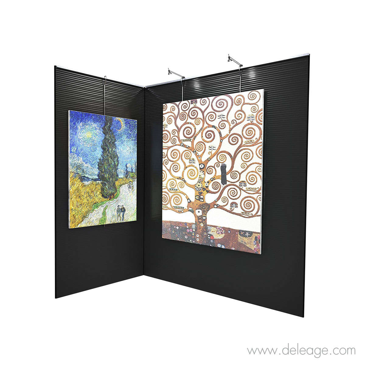 Panneau d'exposition sur mesure - Store Deléage