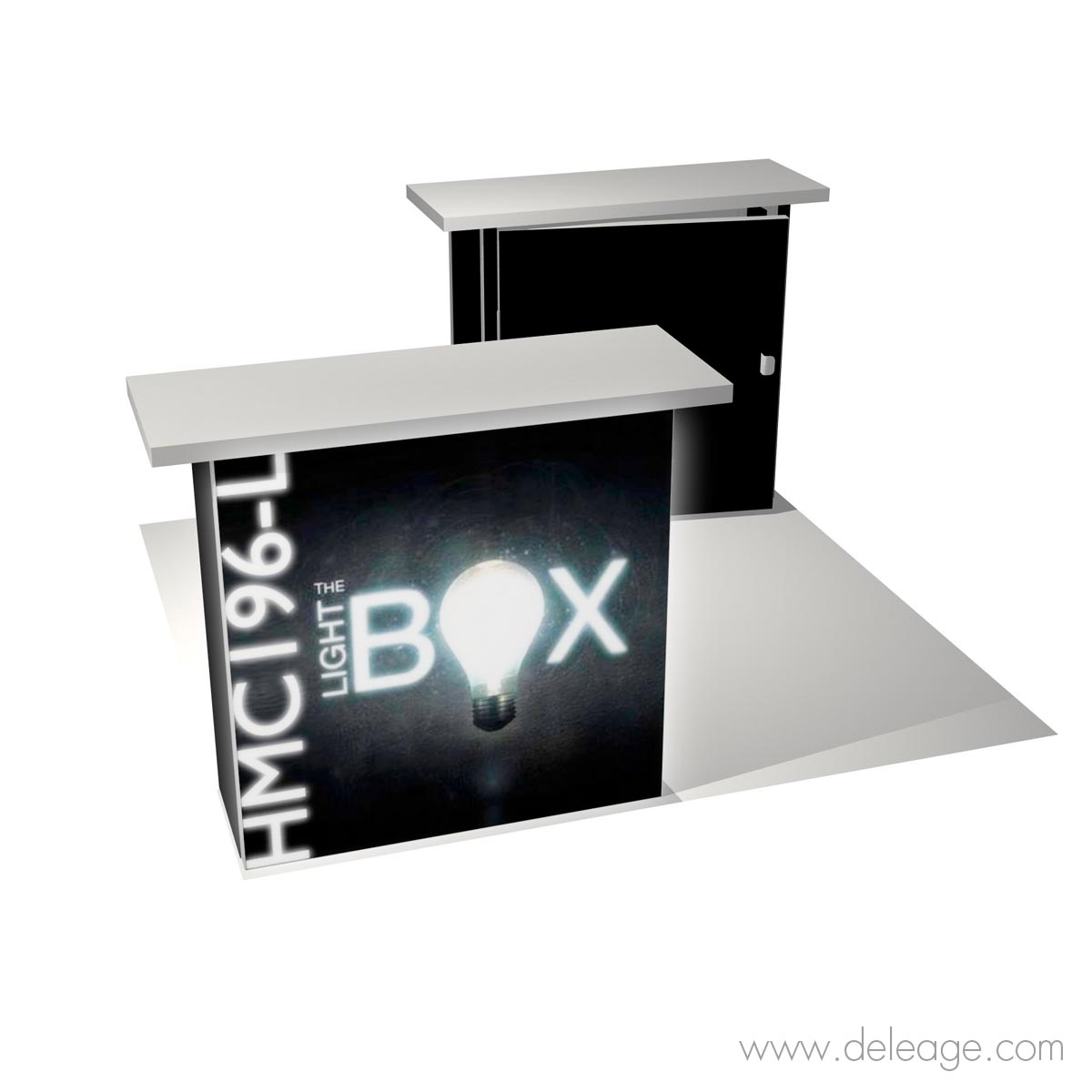 Comptoir avec porte HLINE tissu - Store Deléage