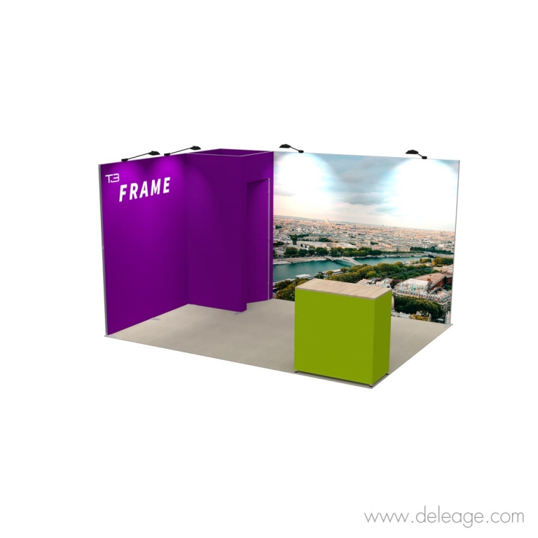 Stand 9m² - Stand modulaire gamme T3 - Store Deléage