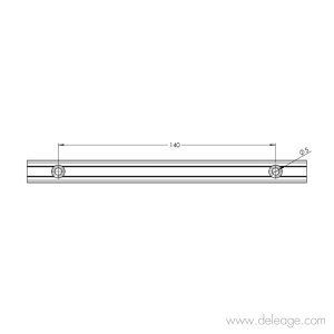 Fixation signalétique ATTACHE DRAPEAU 2 faces visibles - Store Deléage