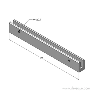 Fixation signalétique ATTACHE DRAPEAU 2 faces visibles - Store Deléage