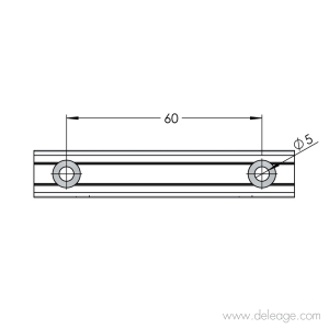 Fixation signalétique ATTACHE DRAPEAU 2 faces visibles - Store Deléage