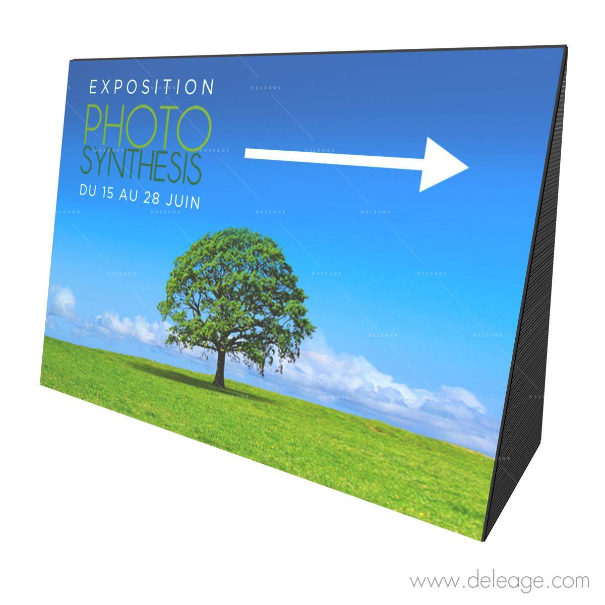 Exposition extérieure PYRAMIDE ZIG ZAG L à XXL - Store Deléage