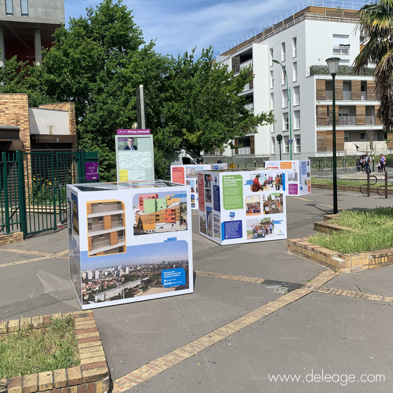 Exposition extérieure CUBE D'EXPOSITION EXTÉRIEUR S à M - Store Deléage