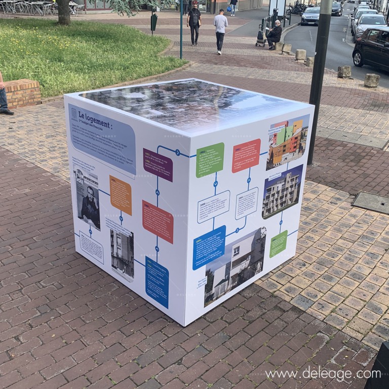 Exposition extérieure CUBE D'EXPOSITION EXTÉRIEUR S à M - Store Deléage