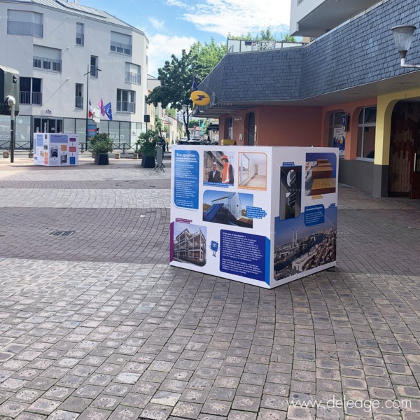 Exposition extérieure CUBE D'EXPOSITION EXTÉRIEUR S à M - Store Deléage