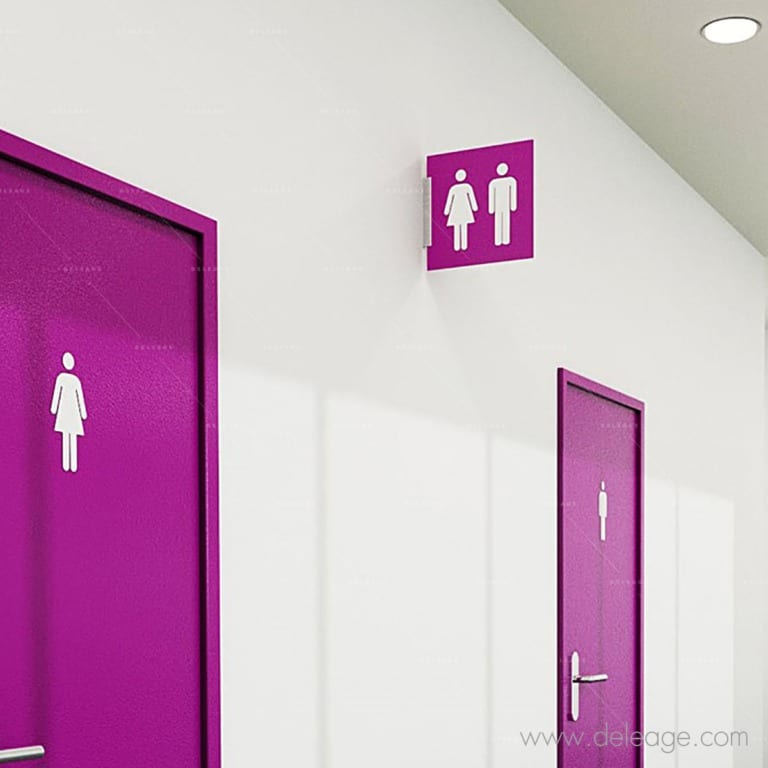 Fixation signalétique ATTACHE DRAPEAU 2 faces visibles - Store Deléage