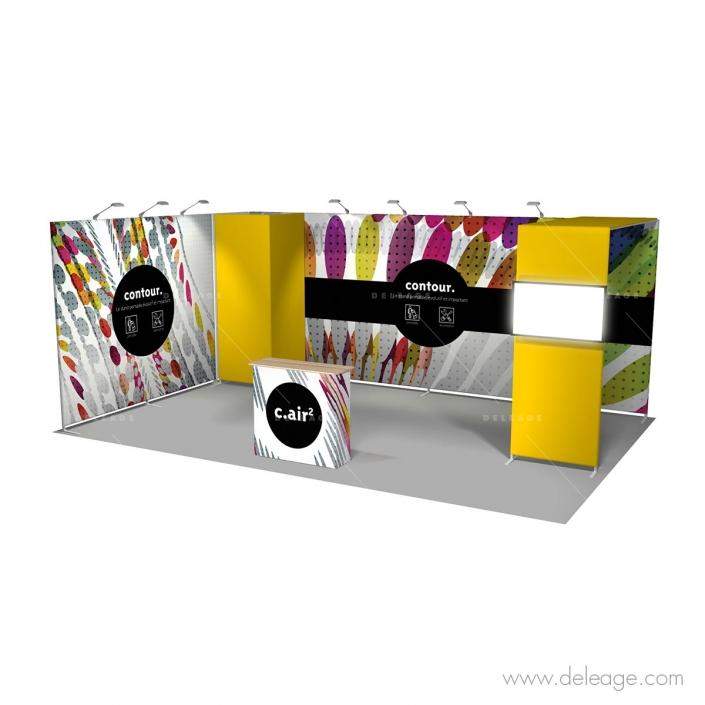 Stands portables et pliables - Facile à monter : Deléage