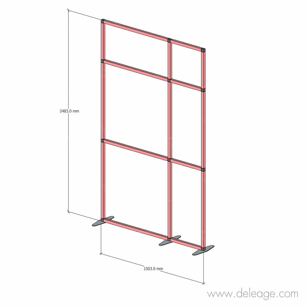 Cloison PVC - Mur d'image pour stand - Store Deléage