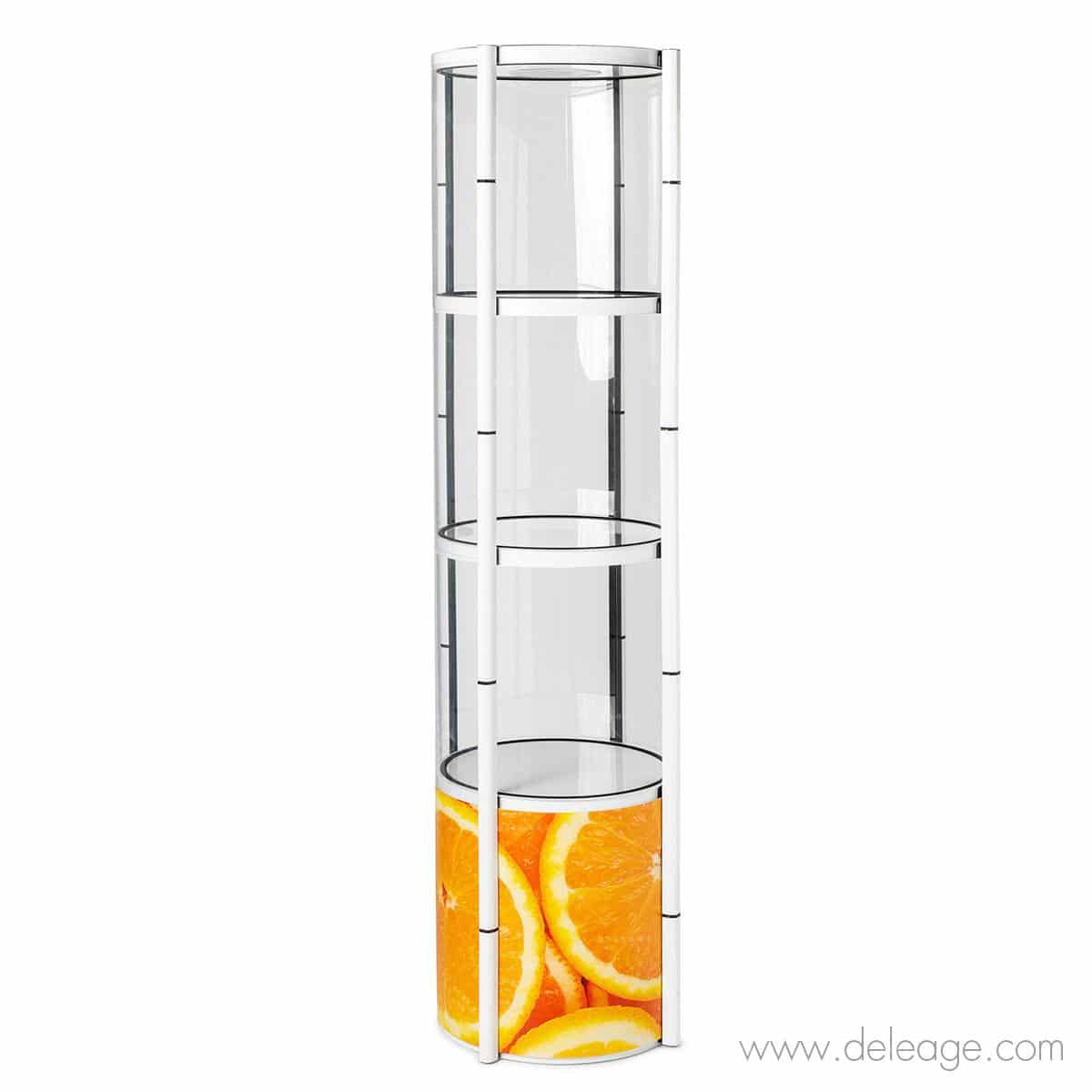 Vitrine de stand pliable KSPIR HAUTE - Store Deléage