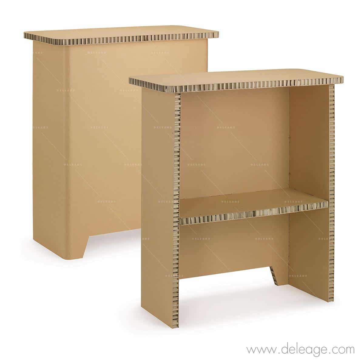 Mobilier en carton pour salon et stand - Store Deléage