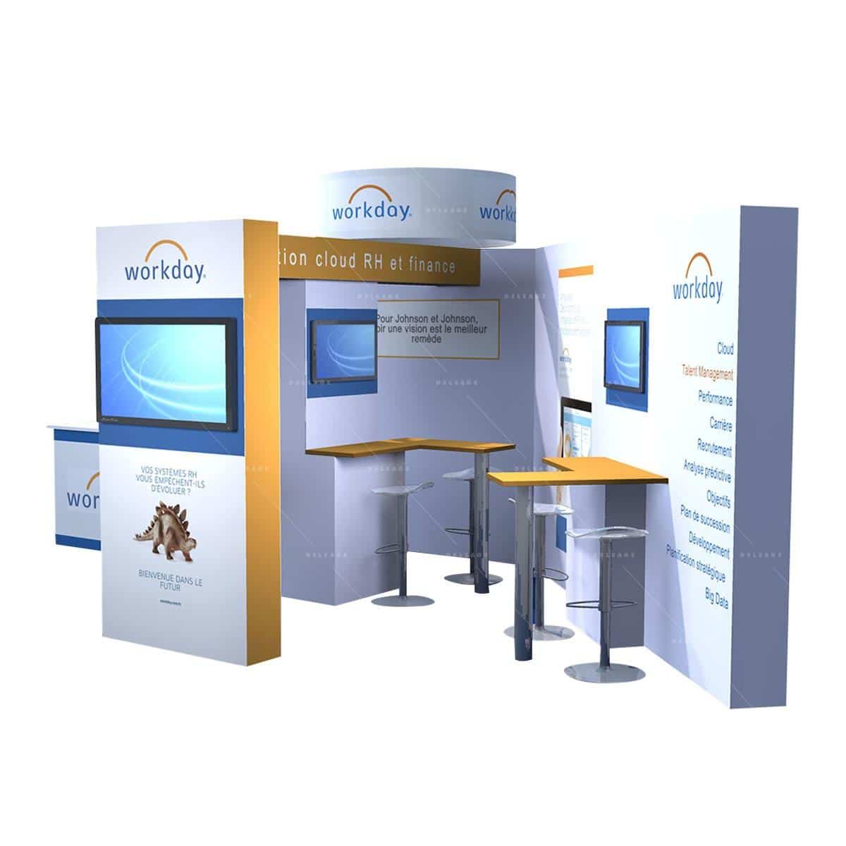 Les différents types de stand d'exposition - Store Deléage