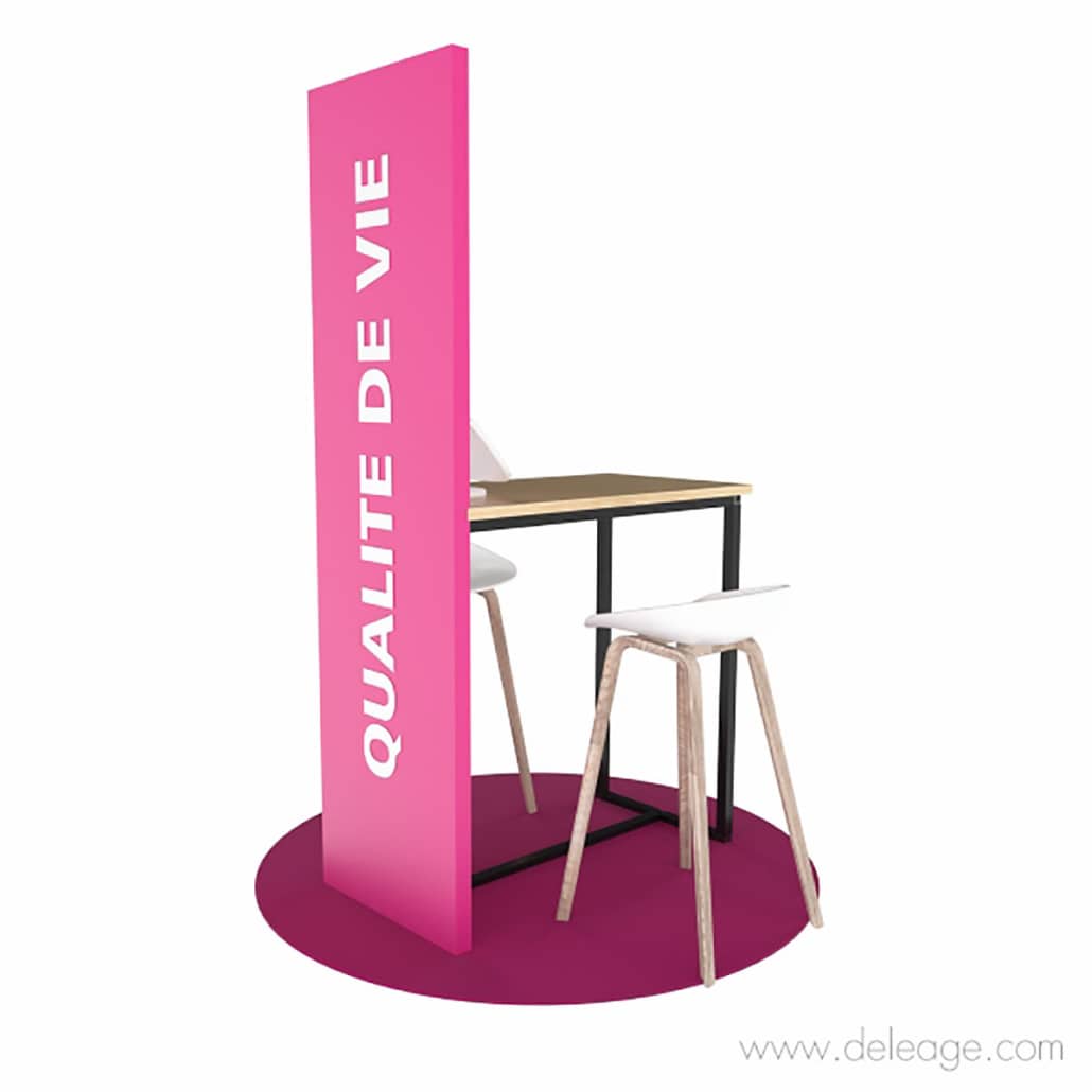 Comptoir d'accueil et comptoir de stand pliable - Store Deléage