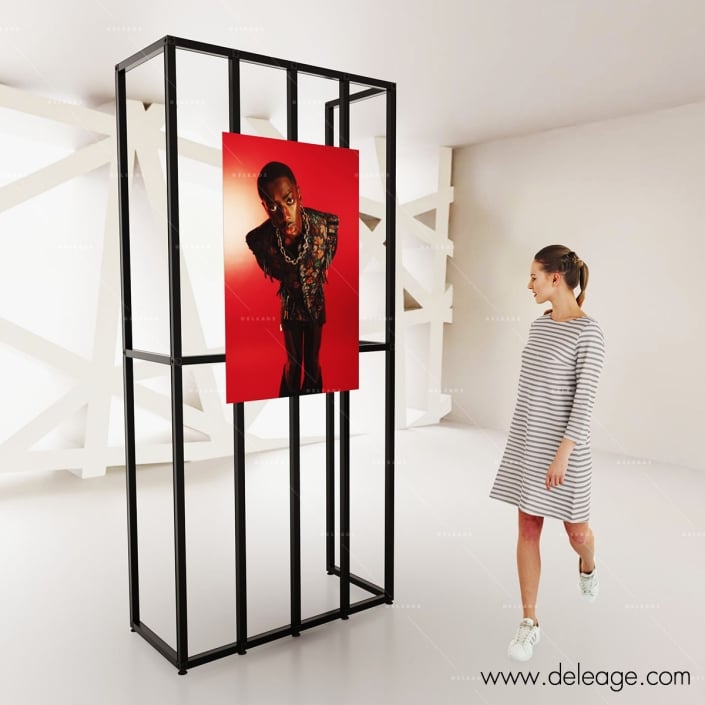 Grille d'exposition verticale pour tableau - Store Deléage