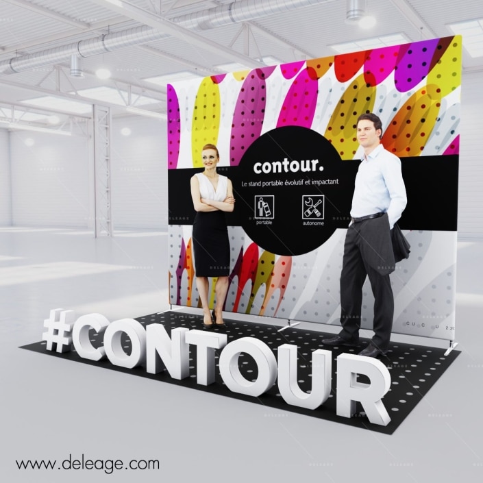 Photocall transportable avec Kit 3D - Store Deléage