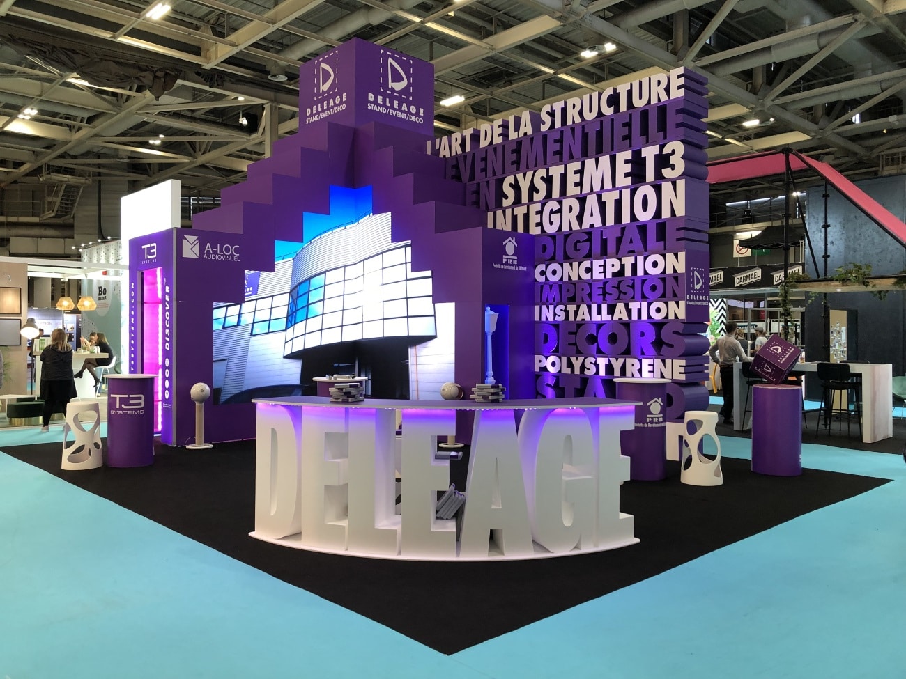 Conception et réalisation de stand d'exposition - Deléage