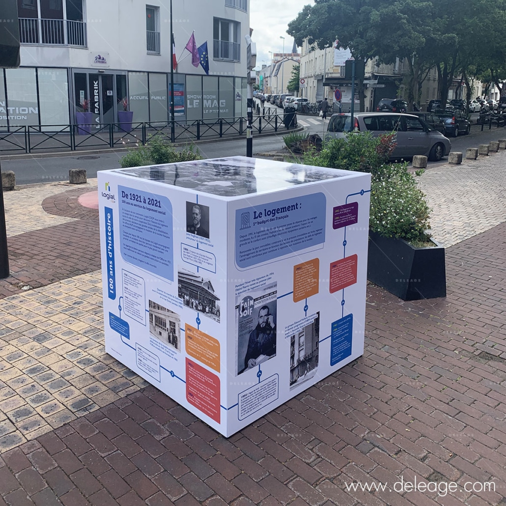 Innovation : nouveaux modules CUBES D'EXPOSITION 5D