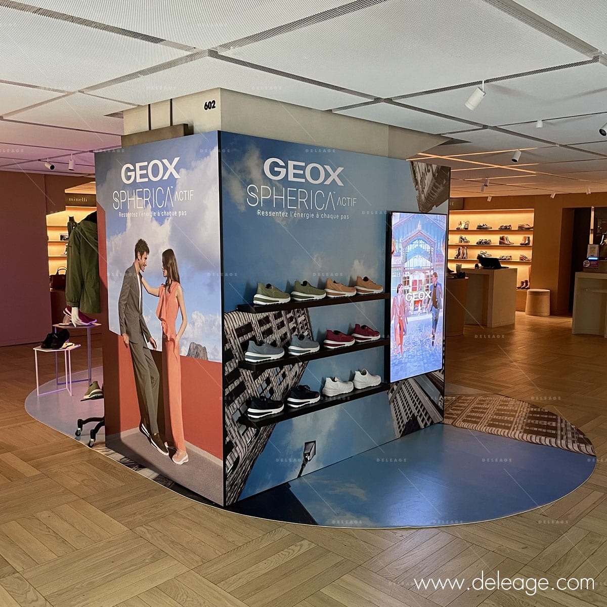 Un stand de vente éphémère économique/écologique : Deléage