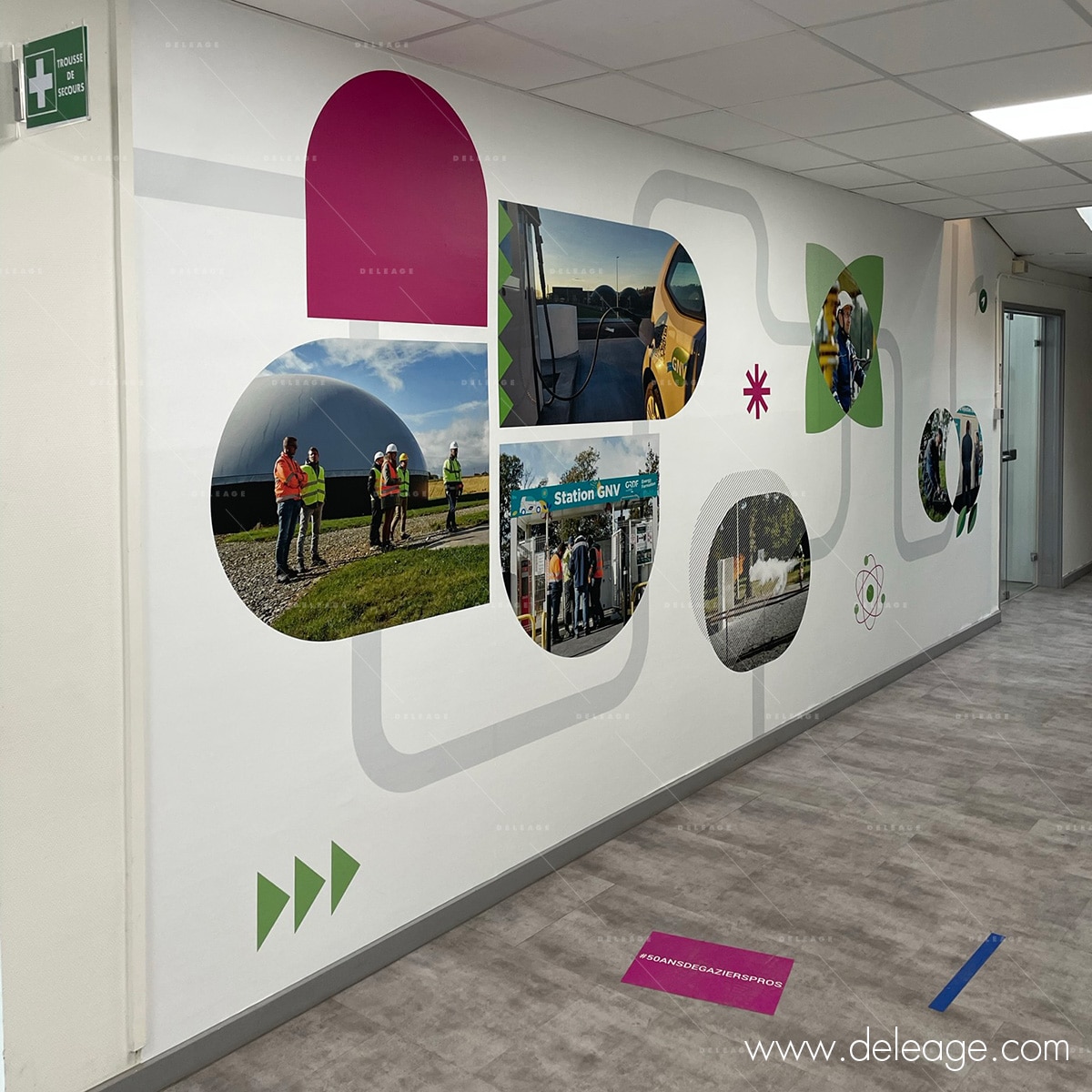 Nouvelle signalétique & rénovation d’un showroom pédagogique