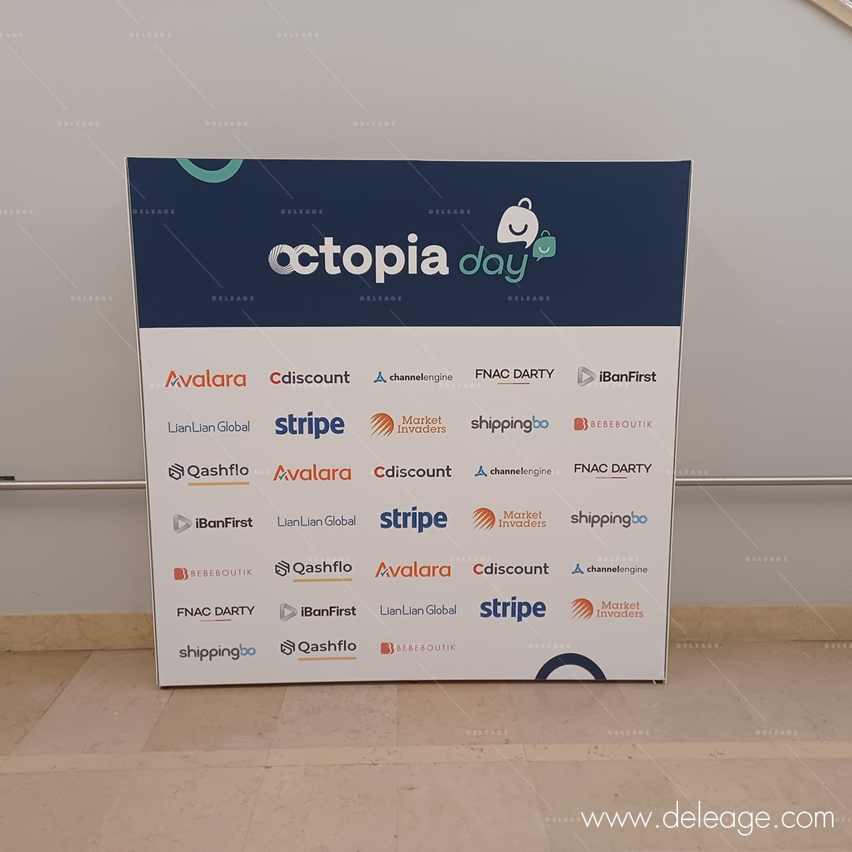 Photocall en location et logo 3D : Deléage