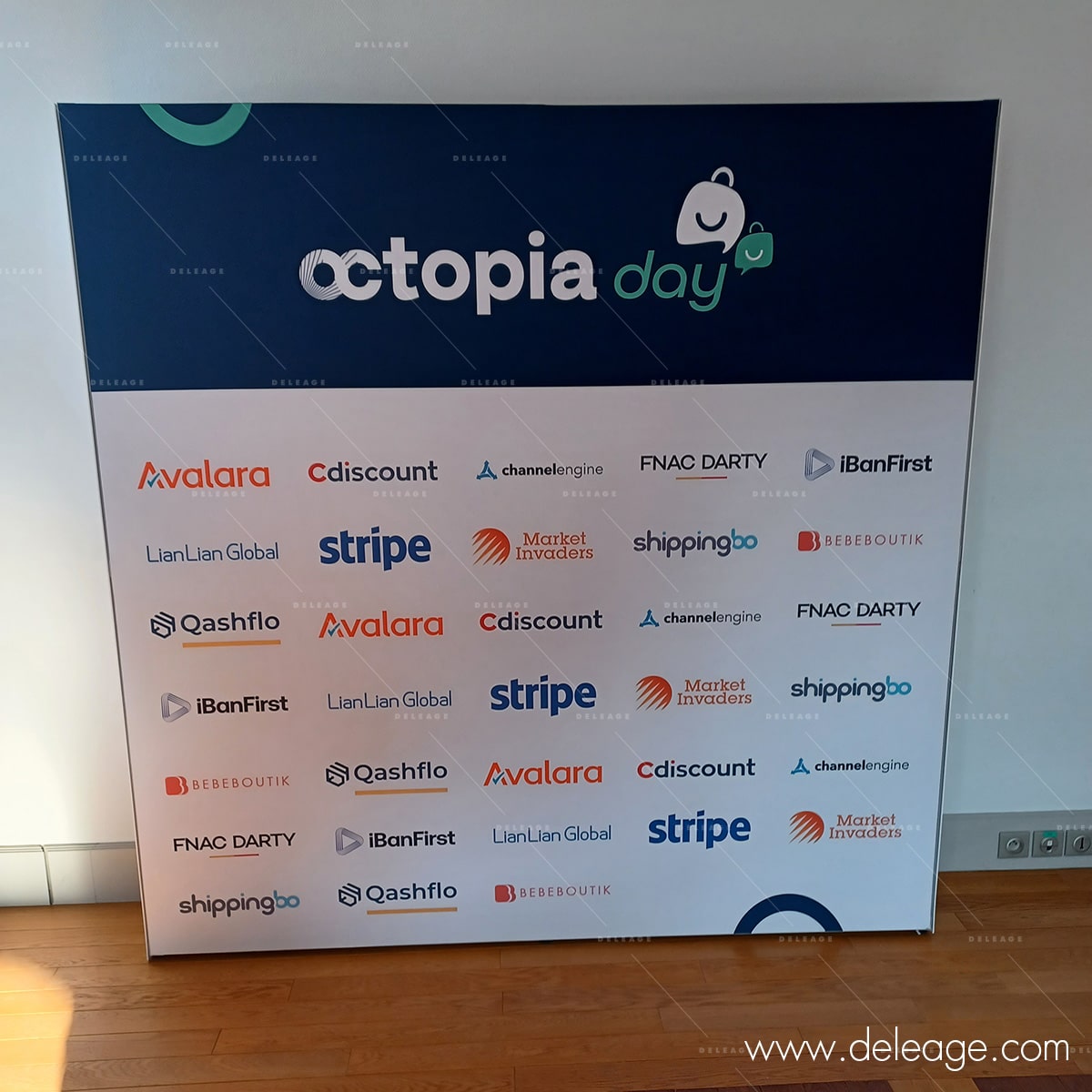 Photocall en location et logo 3D : Deléage