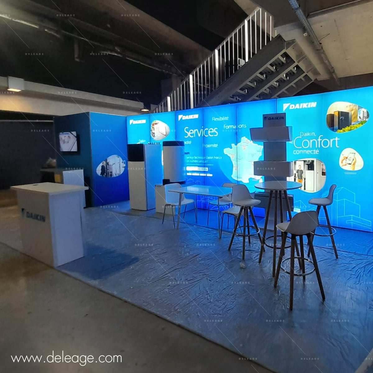 Gestion globale de vos stands d'exposition avec Deléage